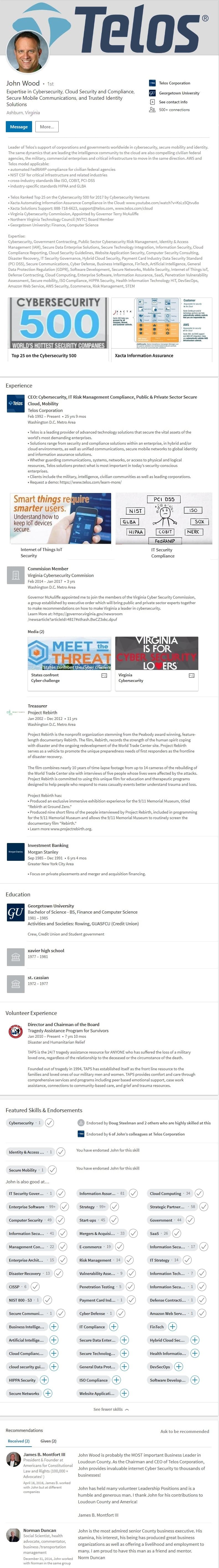 CEO COO Managing Director President Linkedin Profile Sample CEO COO Managing Director President Linkedin Profile Sample